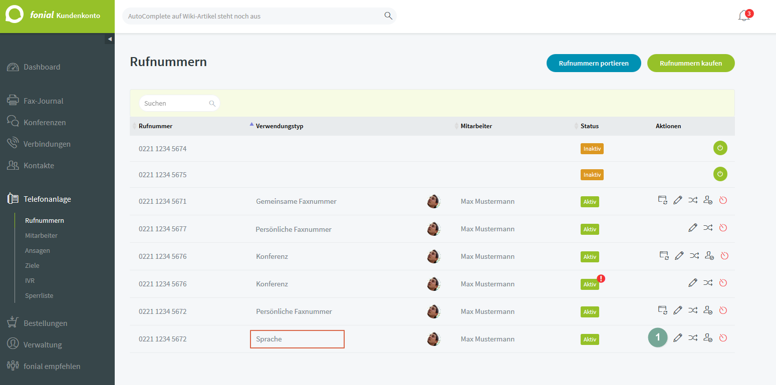 Erste Schritte im fonial Cloud-Telefonanlage